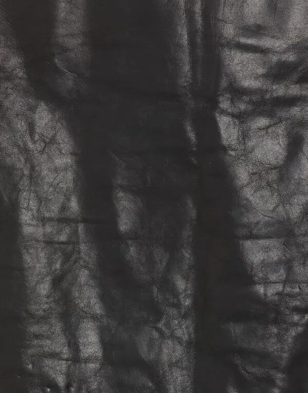 Rick Owens Solid Color Leather Skirt