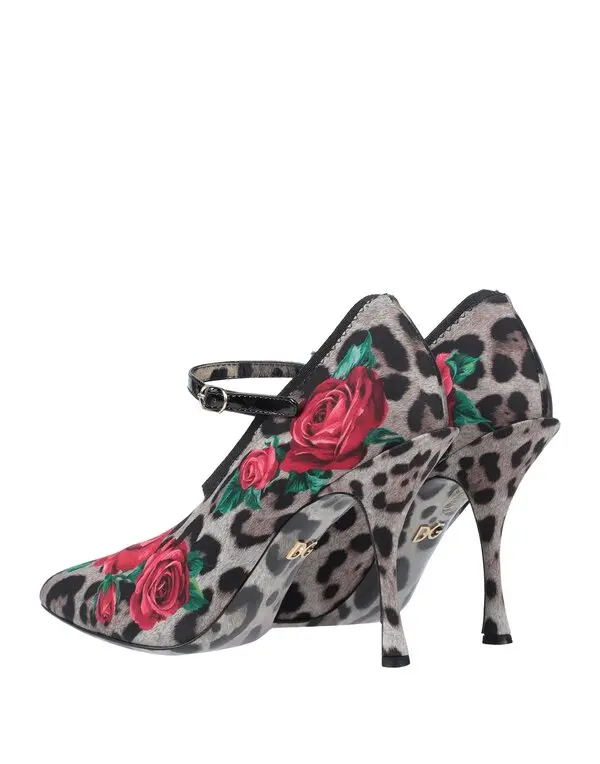 Dolce & Gabbana Leopard Print Mary Jane High Heels