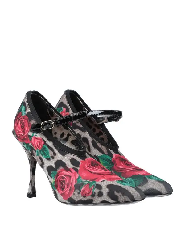 Dolce & Gabbana Leopard Print Mary Jane High Heels