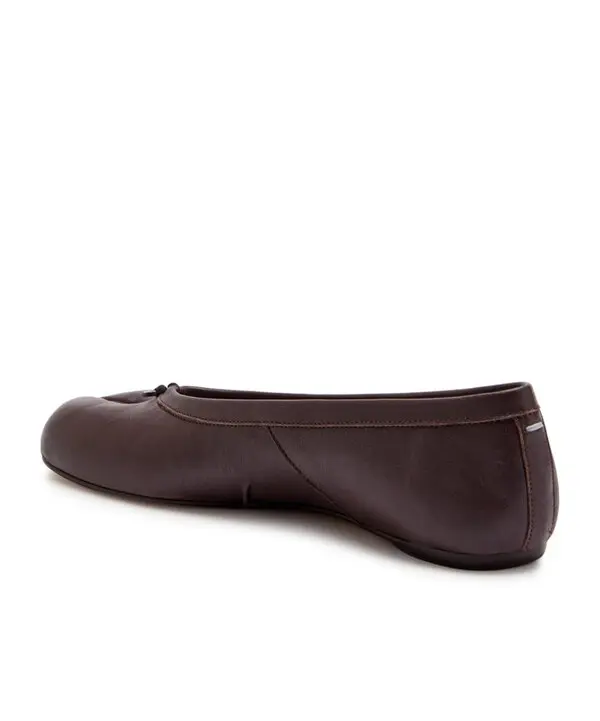 MAISON MARGIELA Solid Colour Leather Ballet Flats