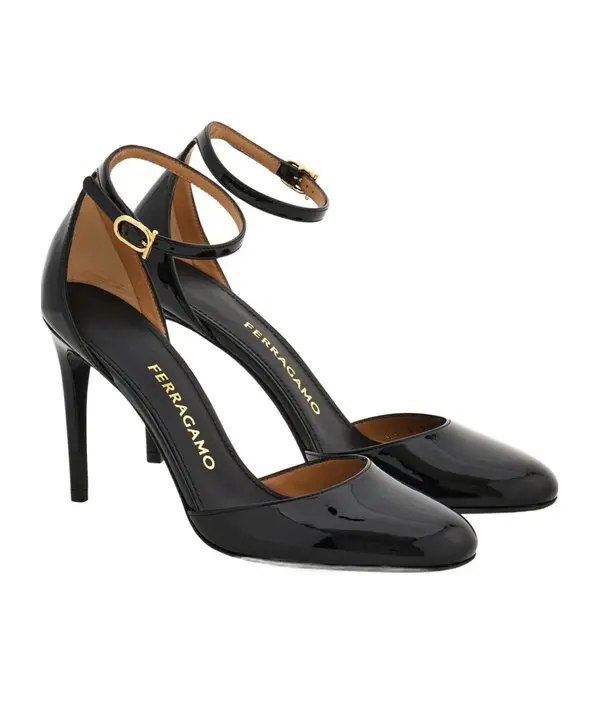 FERRAGAMO Stiletto Pump With Ankle Strap