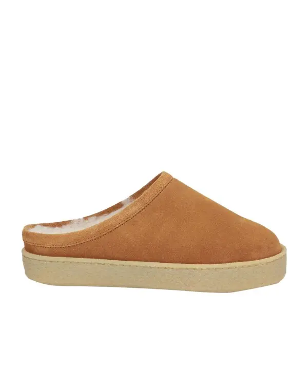 Isabel Marant Étoile Suede Shearling Lined Mules