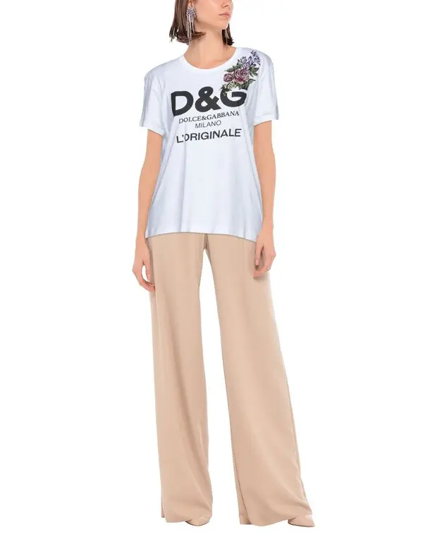 Dolce & Gabbana Minimalist Embroidered T-shirt