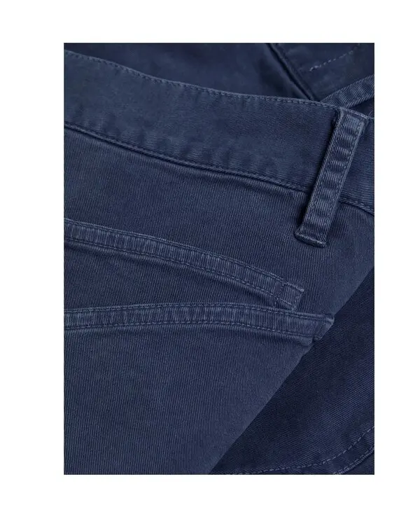 NILI LOTAN Barrel-leg Stretch-cotton Trousers