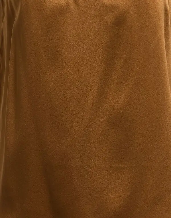 Max Mara Solid Satin Sleeveless Blouse