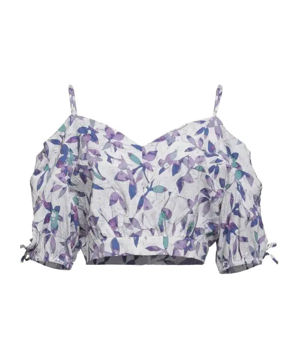 Isabel Marant Étoile Off-the-shoulder Floral Print Top