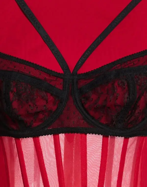 Dolce & Gabbana Spliced Lace Crop Top