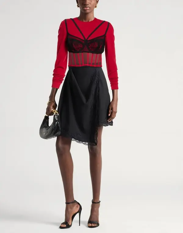Dolce & Gabbana Spliced Lace Crop Top
