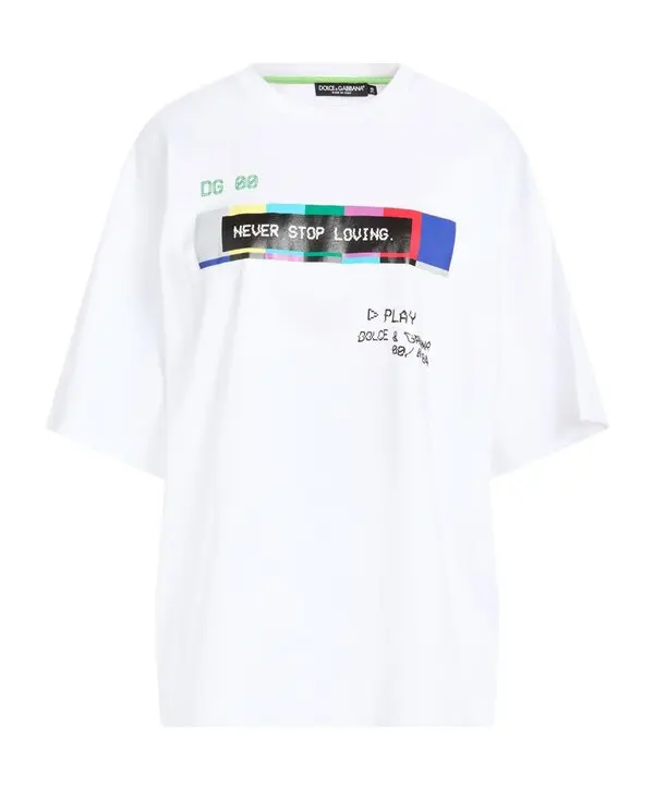 Dolce & Gabbana Printed T-shirt - White