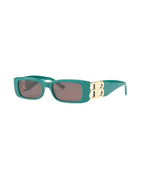 Balenciaga Rectangular Plastic Sunglasses