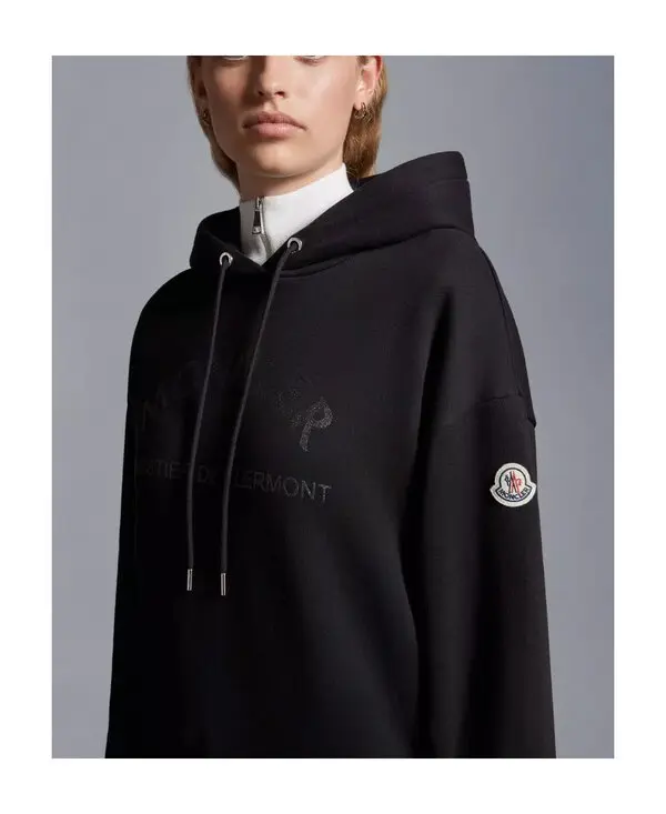 Moncler Glitter Logo Hoodie