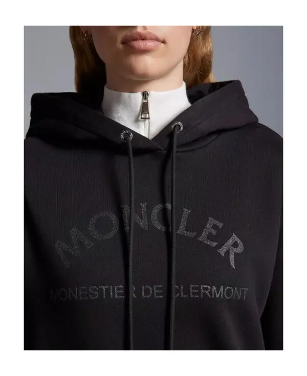 Moncler Glitter Logo Hoodie