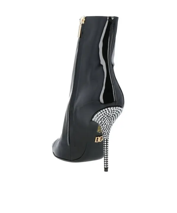 Dolce & Gabbana Patent Leather Ankle Boots