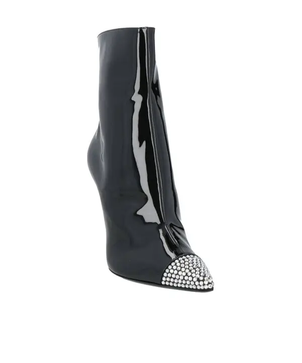 Dolce & Gabbana Patent Leather Ankle Boots