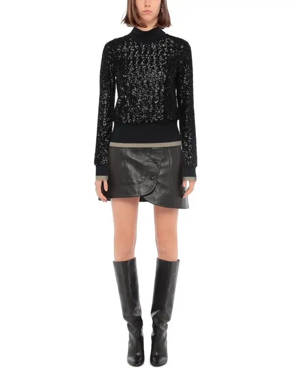 Dolce & Gabbana Sequin Embellished Turtleneck Knit Sweater