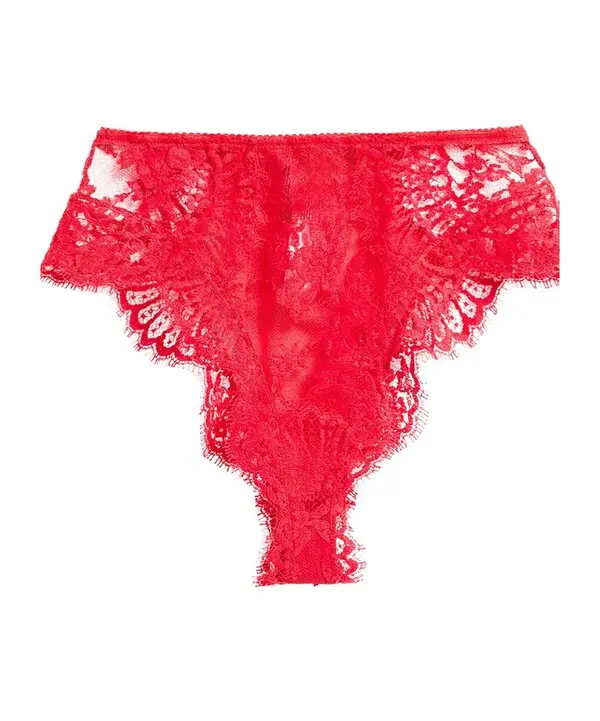Dolce & Gabbana Solid Color Lace Briefs