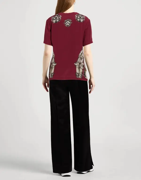 Dolce & Gabbana Multicolor Crew Neck Short Sleeve Top