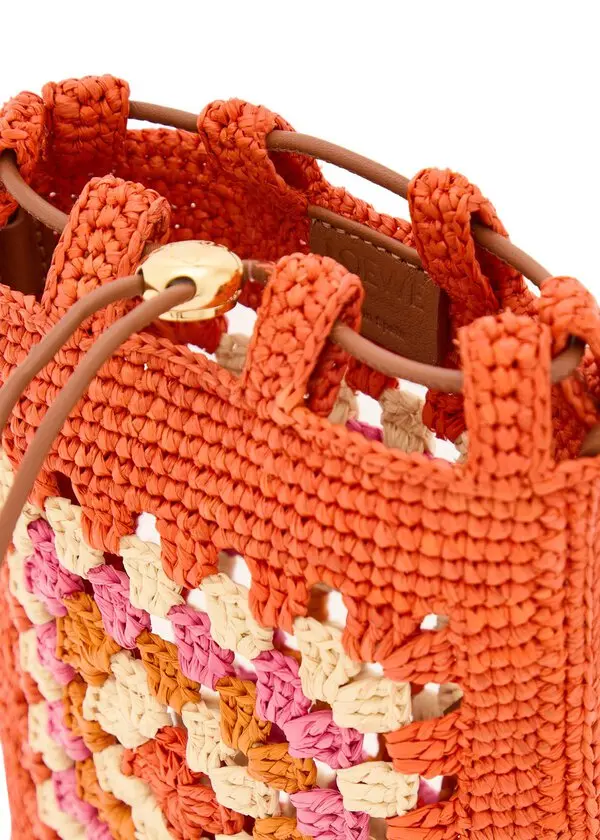 Loewe X Paula's Ibiza Raffia Pouch