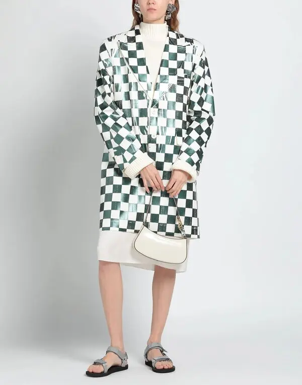 MAISON MARGIELA Checked Metallic Long Sleeve Jacket