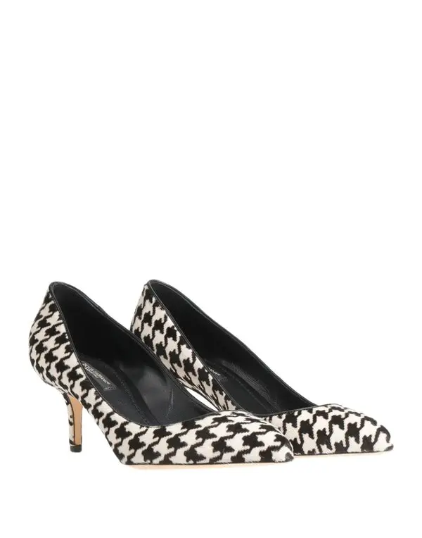 Dolce & Gabbana Houndstooth Stiletto Pumps