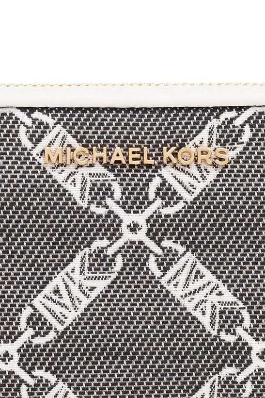 Michael Kors Monogram Pattern Zipped Wallet