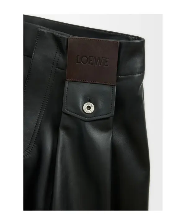 Loewe Pleated Trousers - Black