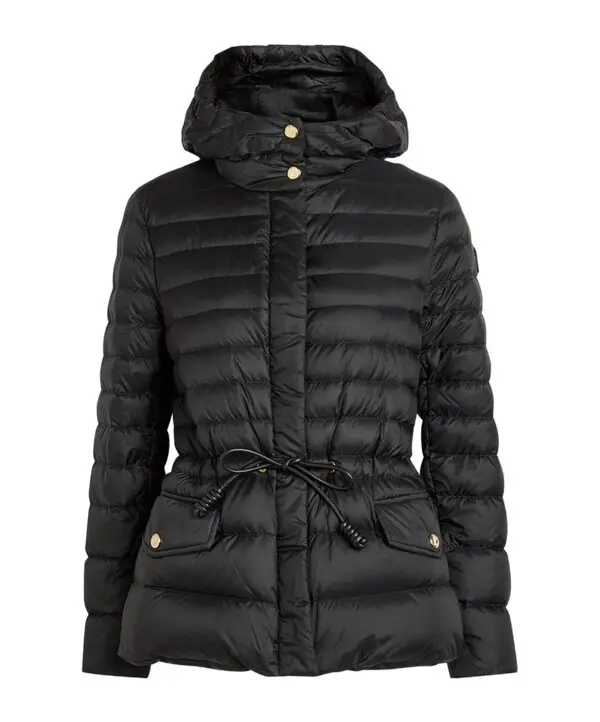 Moncler Raies Hooded Padded Nylon Jacket - Black