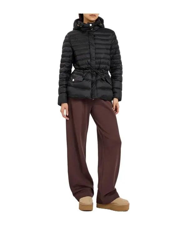 Moncler Raies Hooded Padded Nylon Jacket - Black
