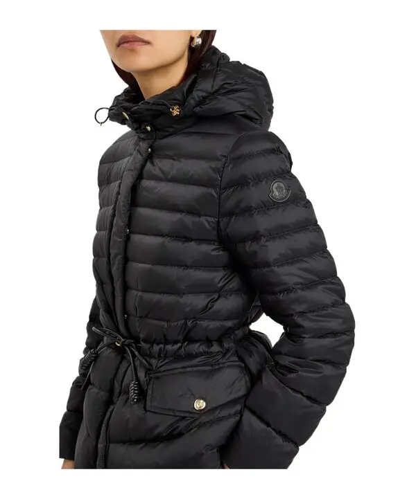 Moncler Raies Hooded Padded Nylon Jacket - Black