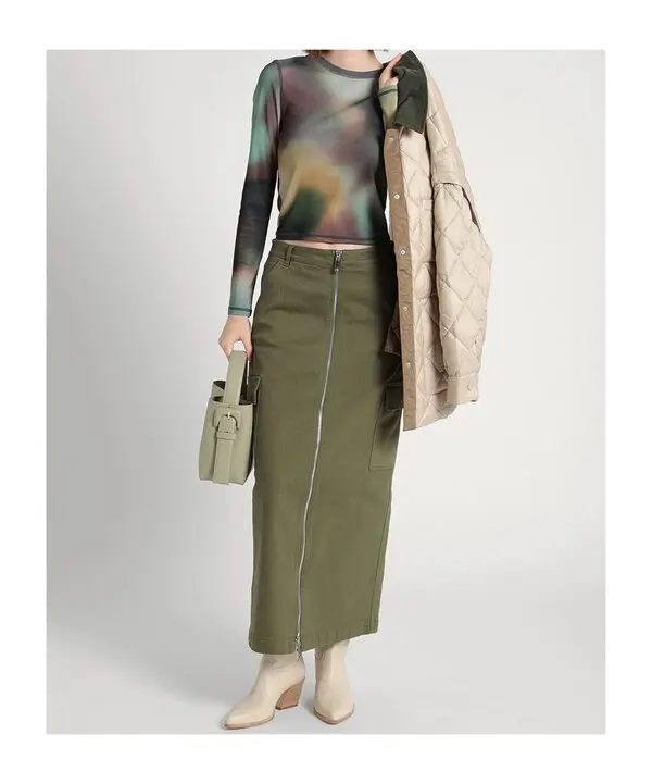 MAXCO. Max&co. Long Cargo Skirt