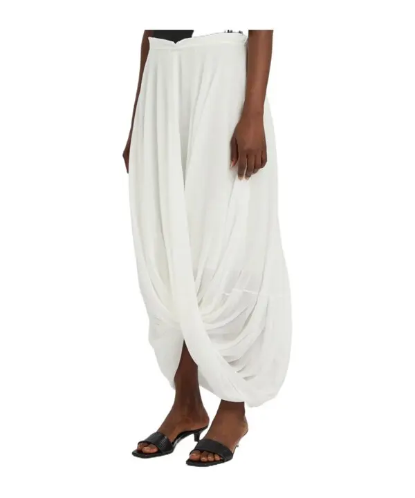 TOTEME Cotton-blend Midi Skirt