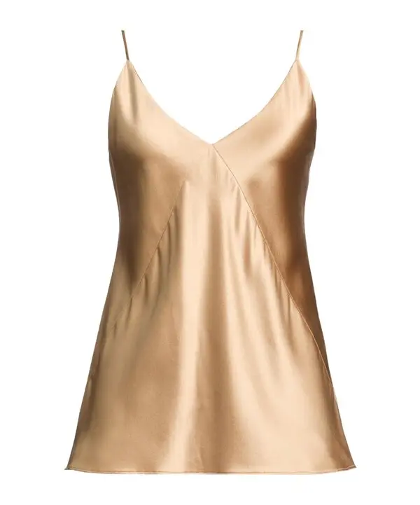 Max Mara Solid Satin Cami Top