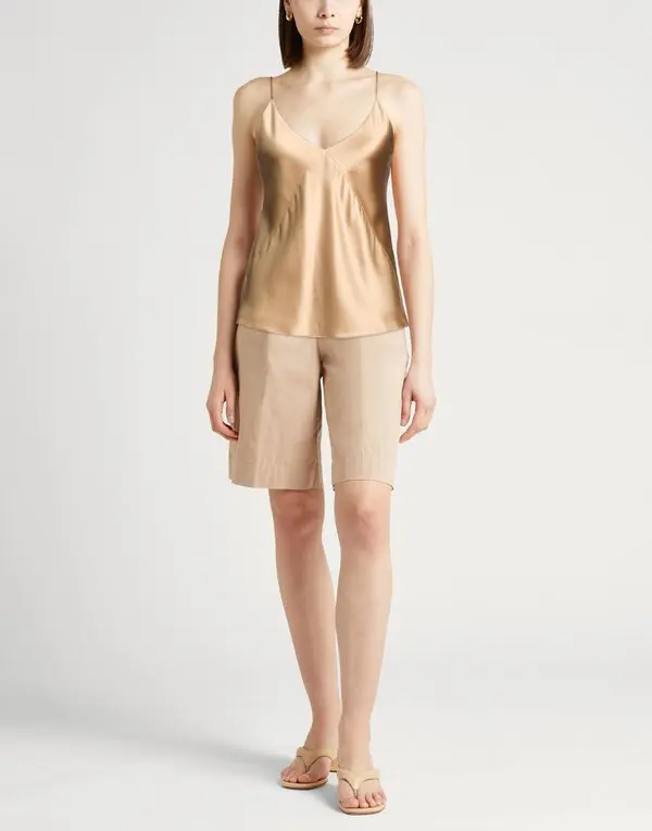Max Mara Solid Satin Cami Top