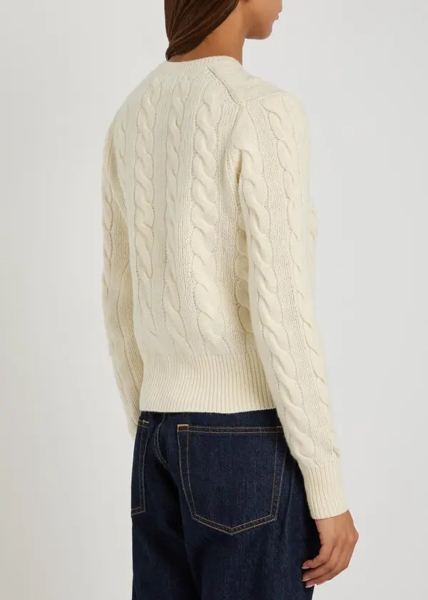 Polo Ralph Lauren Wool Cashmere Cardigan - White