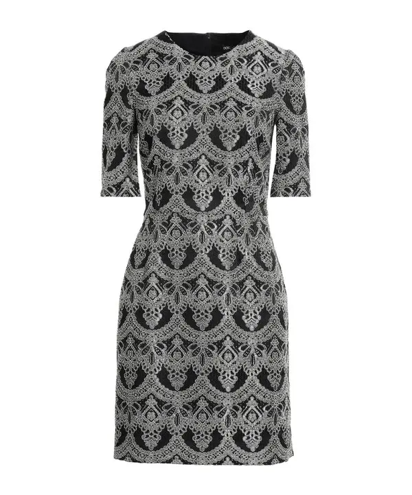 Dolce & Gabbana Jacquard Flared Dress
