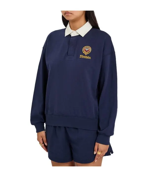 Polo Ralph Lauren Embroidered Cotton Rugby Top