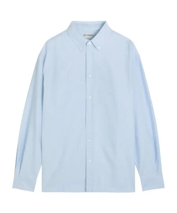 J.W.ANDERSON Logo-embroidered Cotton Shirt