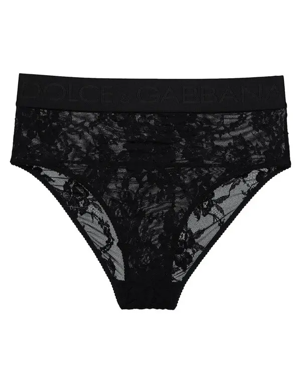 Dolce & Gabbana Solid Color Lace Underwear