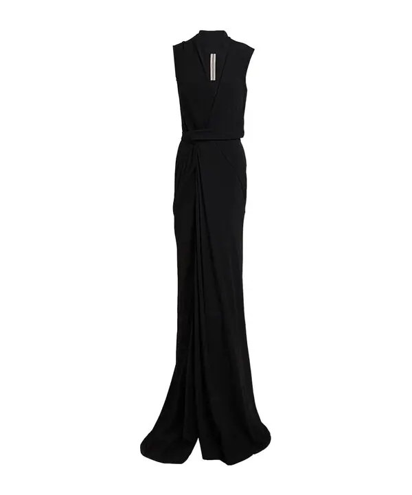 Rick Owens Solid Sleeveless Dress - Black