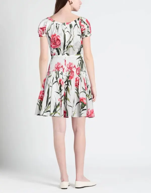 Dolce & Gabbana Floral Short-sleeve Dress