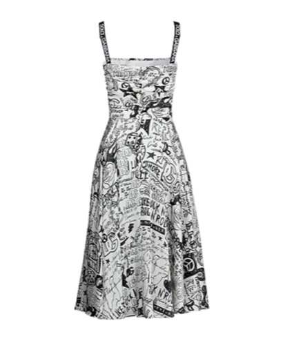 Dolce & Gabbana Sleeveless Color-blocked Long Dress