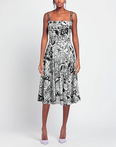 Dolce & Gabbana Sleeveless Color-blocked Long Dress