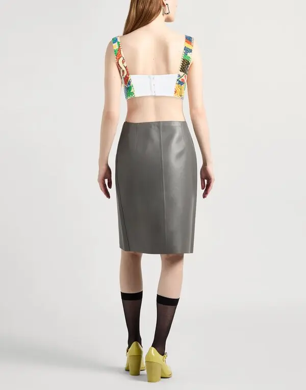 Dolce & Gabbana Sleeveless Sequin Crop Top