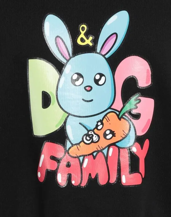 Dolce & Gabbana Solid Color Printed Sweatshirt