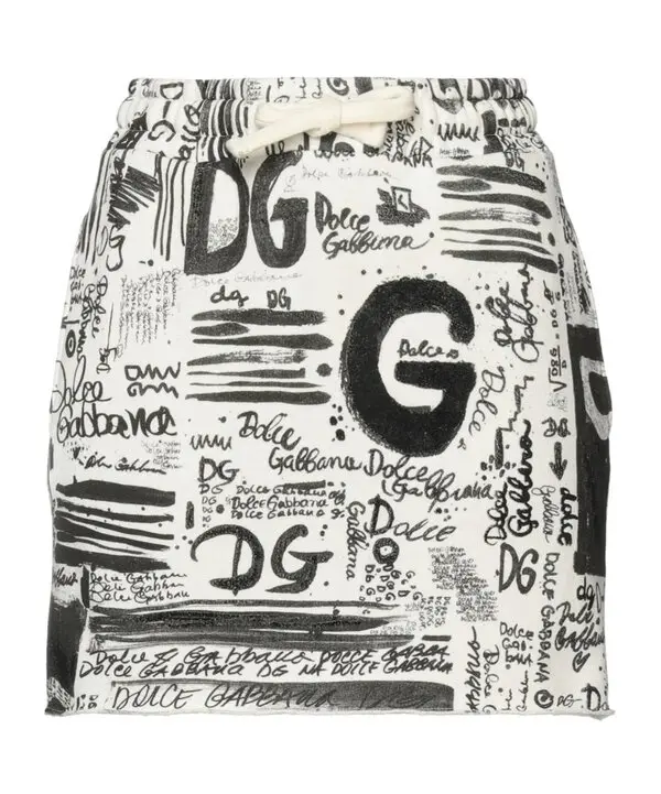 Dolce & Gabbana Logo-print Mini Skirt