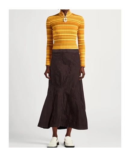 MAXCO. Max&co. Flared Denim Skirt