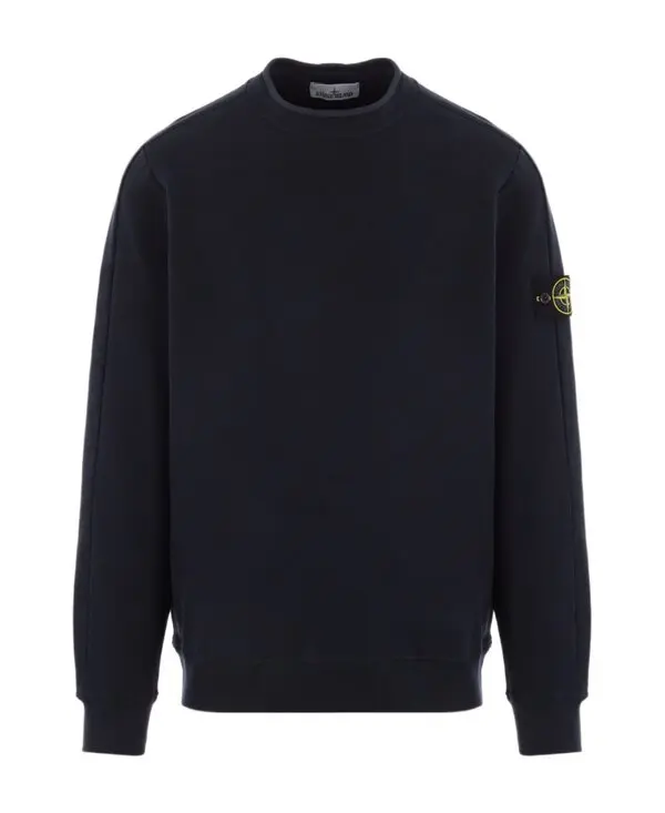 Stone Island Logo Patch Crewneck Sweatshirt