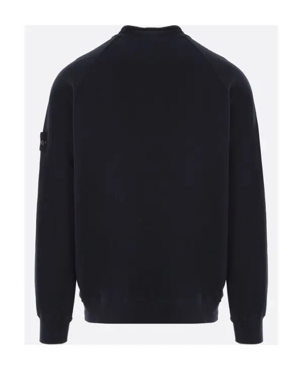 Stone Island Logo Patch Crewneck Sweatshirt