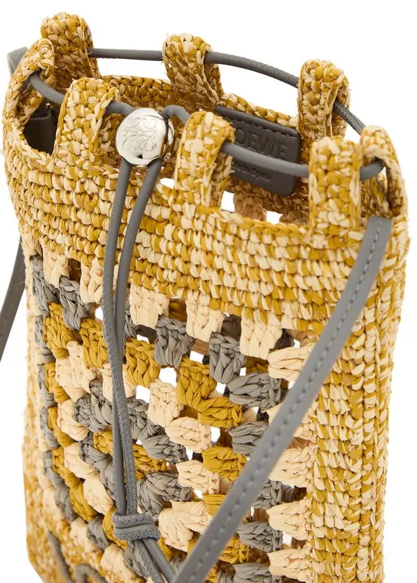 Loewe X Paula S Ibiza Raffia Cross-body Pouch