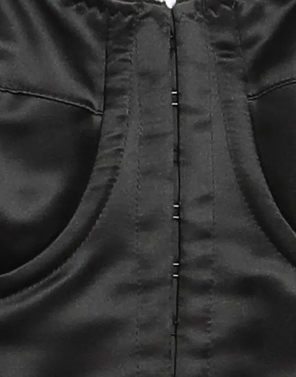 Dolce & Gabbana Two-tone Knitted Satin Top